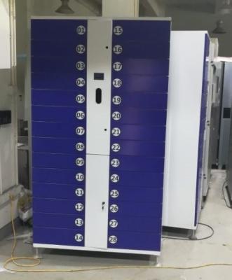 China VM-3411 Locker Vending Machine with 25 Cabinets, Coin & Card Payment, Cooling System for Fresh Products for sale
