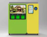 China Exhibition PET Bottle Recycling Machine Reward Bottle of Water 30pcs per min 800pcs Capacity for sale