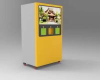 China Exhibition PET Bottle Recycling Machine Reward Bottle of Water 30pcs per min 800pcs Capacity for sale