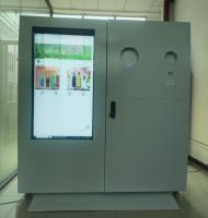 China Semi Outdoor Reverse Vending Machine 600pcs PET Can Glass Recycle Solution for sale