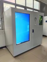 China 55inch Ads Screen Reverse Vending Machine for PET Bottle and Can Recycling 1000pcs Capacity for sale