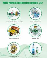 China AI Powered Recycling Line RVM-3701 Containerized Sorter for PET Bottles Metal Cans Glass 6000mm for sale
