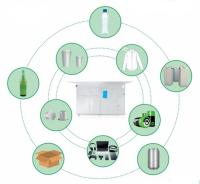 China Semi Outdoor Reverse Vending Machine 500 Pet 500 Can 800 Glass 200 Cartons for sale