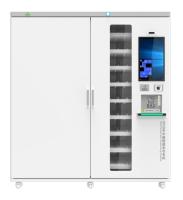China Hospital Lab Intelligent Vending Machine VM-6002 with 21-inch Touch Screen and 108-Item Storage Capacity for Surgical Attire for sale