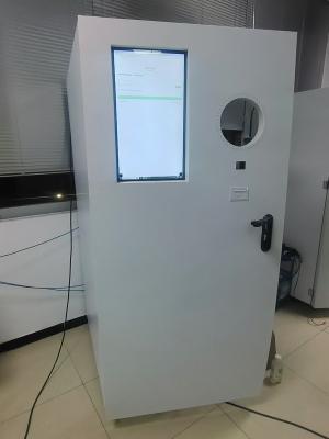 China Reverse Vending Machine 49inch Touch Screen 1800H 1200W 1000D mm Aluminum Can Recycling for sale