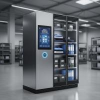 China Customized Smart RFID Cabinet for Uniforms Documents 50-100 pcs Capacity for sale