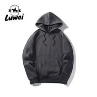 China Designer Custom Wholesale Poly Cotton Dress Heavy Weight Blanket Premium Black Oversized Pullover Hoodie For Men for sale