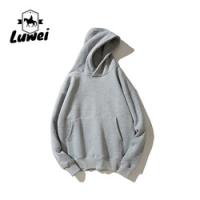 China Winter Athletic Sublimation Plain Blank Moletons Sweat-shirt Blank Cotton Pastel Pullover Washed Plus Size Men's Hoodies for sale
