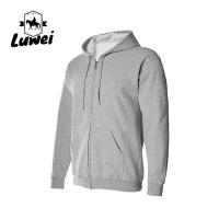 China Oversized Bluzy Blank Zip 50%Polyester 50% Cotton Embroidered Slim Fit Moletons Thin Washed String Hoodies Sweatshirts for sale