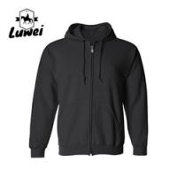 China Oversized Bluzy Blank Zip 50%Polyester 50% Cotton Embroidered Slim Fit Moletons Thin Washed String Hoodies Sweatshirts for sale