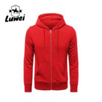 China Casual Custom Long Sleeve 85% Baumwolle Knitted Cardigan Cotton Pullover Plain Zip Up Men's Baggy Sweatshirt Hoodies for sale