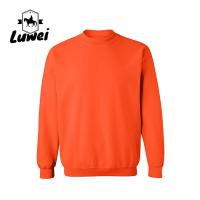 China Sports Heavy Cotton Mens Fleece 300g 100%Cotton Felpe Con Cappuccio Pullover Crewneck Sweatshirt Slim Fit Hoodies for sale