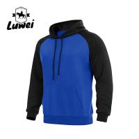 China Custom Vintage Sweat-shirt Bluzy Embroidered Contrasting Colors Knit Fitness Polyester Slim Fit Hoodies For Men for sale