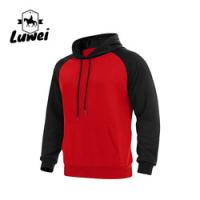China Custom Vintage Sweat-shirt Bluzy Embroidered Contrasting Colors Knit Fitness Polyester Slim Fit Hoodies For Men for sale