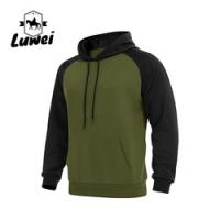 China Custom Vintage Sweat-shirt Bluzy Embroidered Contrasting Colors Knit Fitness Polyester Slim Fit Hoodies For Men for sale