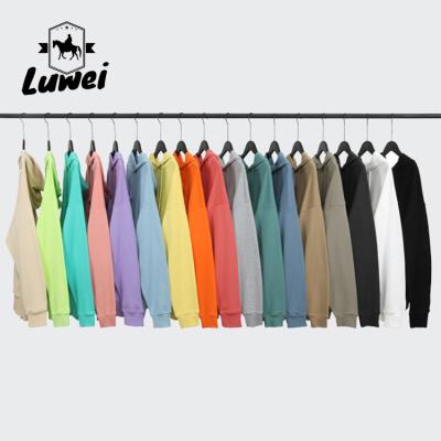 China Comfy Felpa Premium 330g 1000%Cotton Sublimation Camisa De Entrenamiento Heavyweight Men's Hoodies & Sweatshirts for sale