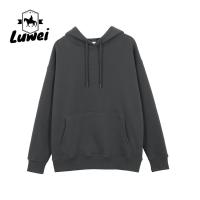 China Drawstring Blank Plain Heavy Duty 330g Bluza Premium Cotton Polyester Men Hoodies Active Sweatshirt for sale