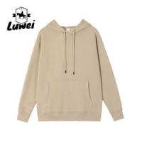 China Drawstring Blank Plain Heavy Duty 330g Bluza Premium Cotton Polyester Men Hoodies Active Sweatshirt for sale