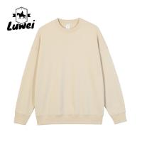 China Crew Neck Organic Pure Felpa Uomo 350g Moletons Camisa De Entrenamiento 100%Cotton Sweatshirt Pullover Hoodie for sale