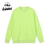 China Crew Neck Organic Pure Felpa Uomo 350g Moletons Camisa De Entrenamiento 100%Cotton Sweatshirt Pullover Hoodie for sale
