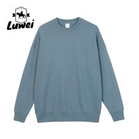 China Crew Neck Organic Pure Felpa Uomo 350g Moletons Camisa De Entrenamiento 100%Cotton Sweatshirt Pullover Hoodie for sale