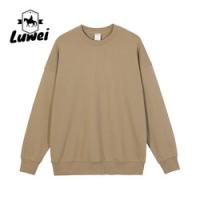 China Crew Neck Organic Pure Felpa Uomo 350g Moletons Camisa De Entrenamiento 100%Cotton Sweatshirt Pullover Hoodie for sale