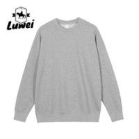 China Crew Neck Organic Pure Felpa Uomo 350g Moletons Camisa De Entrenamiento 100%Cotton Sweatshirt Pullover Hoodie for sale