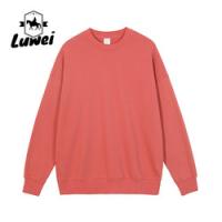 China Crew Neck Organic Pure Felpa Uomo 350g Moletons Camisa De Entrenamiento 100%Cotton Sweatshirt Pullover Hoodie for sale