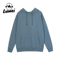 China Custom Streetwear Thin Drawstring 350g Sweatshirts Slim Fit Graphic Polyester 100% Cotton Moletons Unisex Hoodie With Pocket for sale
