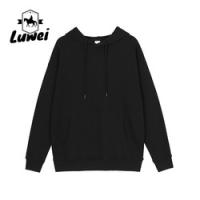 China Custom Streetwear Thin Drawstring 350g Sweatshirts Slim Fit Graphic Polyester 100% Cotton Moletons Unisex Hoodie With Pocket for sale