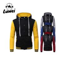 China Custom Logo Running Top Color Contrast Felpa Long Sleeve Outdoor Bluzy Sweatshirts Mens Hoodies With Pocket for sale