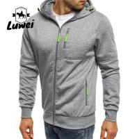 China Cropped Moletons Hooded Fitness Slim Fit Jogger Sweat-shirt Bluza Casual Zipper Sweatshirts Mens Outerwear Pullover for sale
