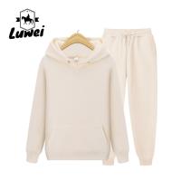 China Custom Drop Shoulder Made Men's Sweatshirt Sudaderas Con CapuchaHeavy Fitness Hoodies And Joggers Set for sale