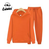 China Custom Drop Shoulder Made Men's Sweatshirt Sudaderas Con CapuchaHeavy Fitness Hoodies And Joggers Set for sale