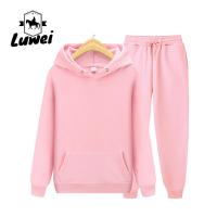 China Custom Drop Shoulder Made Men's Sweatshirt Sudaderas Con CapuchaHeavy Fitness Hoodies And Joggers Set for sale
