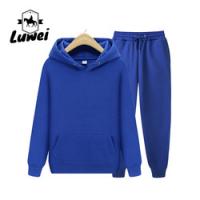 China Custom Drop Shoulder Made Men's Sweatshirt Sudaderas Con CapuchaHeavy Fitness Hoodies And Joggers Set for sale