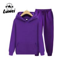 China Custom Drop Shoulder Made Men's Sweatshirt Sudaderas Con CapuchaHeavy Fitness Hoodies And Joggers Set for sale