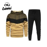 China Moletons Heavy Two Piece Set Pullover Sweat-shirt  Logo Designer Cotton Men's Hoodies & Sweatshirts Set for sale