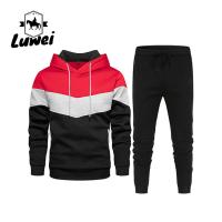 China Moletons Heavy Two Piece Set Pullover Sweat-shirt  Logo Designer Cotton Men's Hoodies & Sweatshirts Set for sale