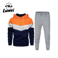 China Moletons Heavy Two Piece Set Pullover Sweat-shirt  Logo Designer Cotton Men's Hoodies & Sweatshirts Set for sale