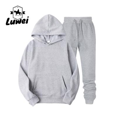 China Custom Felpe Con Cappuccio Bluzy Bulk Premium Blank Oversized Cut And Sew Heavy Sweatpants And Hoodie Set for sale