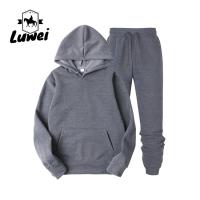 China Custom Felpe Con Cappuccio Bluzy Bulk Premium Blank Oversized Cut And Sew Heavy Sweatpants And Hoodie Set for sale