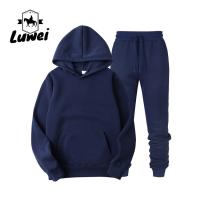 China Custom Felpe Con Cappuccio Bluzy Bulk Premium Blank Oversized Cut And Sew Heavy Sweatpants And Hoodie Set for sale