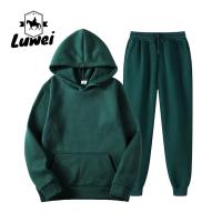 China Custom Felpe Con Cappuccio Bluzy Bulk Premium Blank Oversized Cut And Sew Heavy Sweatpants And Hoodie Set for sale