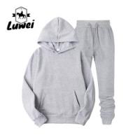 China Custom Felpe Con Cappuccio Bluzy Bulk Premium Blank Oversized Cut And Sew Heavy Sweatpants And Hoodie Set for sale