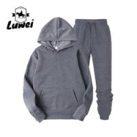 China Custom Felpe Con Cappuccio Bluzy Bulk Premium Blank Oversized Cut And Sew Heavy Sweatpants And Hoodie Set for sale