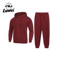 China Fashion Jogger Pullover Custom Made Oversized Plain Zip Bluza Moletons Mens Sweatsuits 2 Piece Hoodie Tracksuit Sets for sale