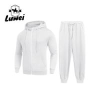 China Fashion Jogger Pullover Custom Made Oversized Plain Zip Bluza Moletons Mens Sweatsuits 2 Piece Hoodie Tracksuit Sets for sale