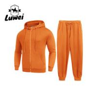 China Fashion Jogger Pullover Custom Made Oversized Plain Zip Bluza Moletons Mens Sweatsuits 2 Piece Hoodie Tracksuit Sets for sale