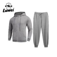 China Fashion Jogger Pullover Custom Made Oversized Plain Zip Bluza Moletons Mens Sweatsuits 2 Piece Hoodie Tracksuit Sets for sale